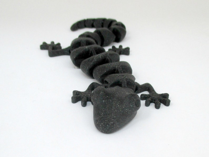 3D Printed Gecko Lizard Articulated Desk Toy - Etsy