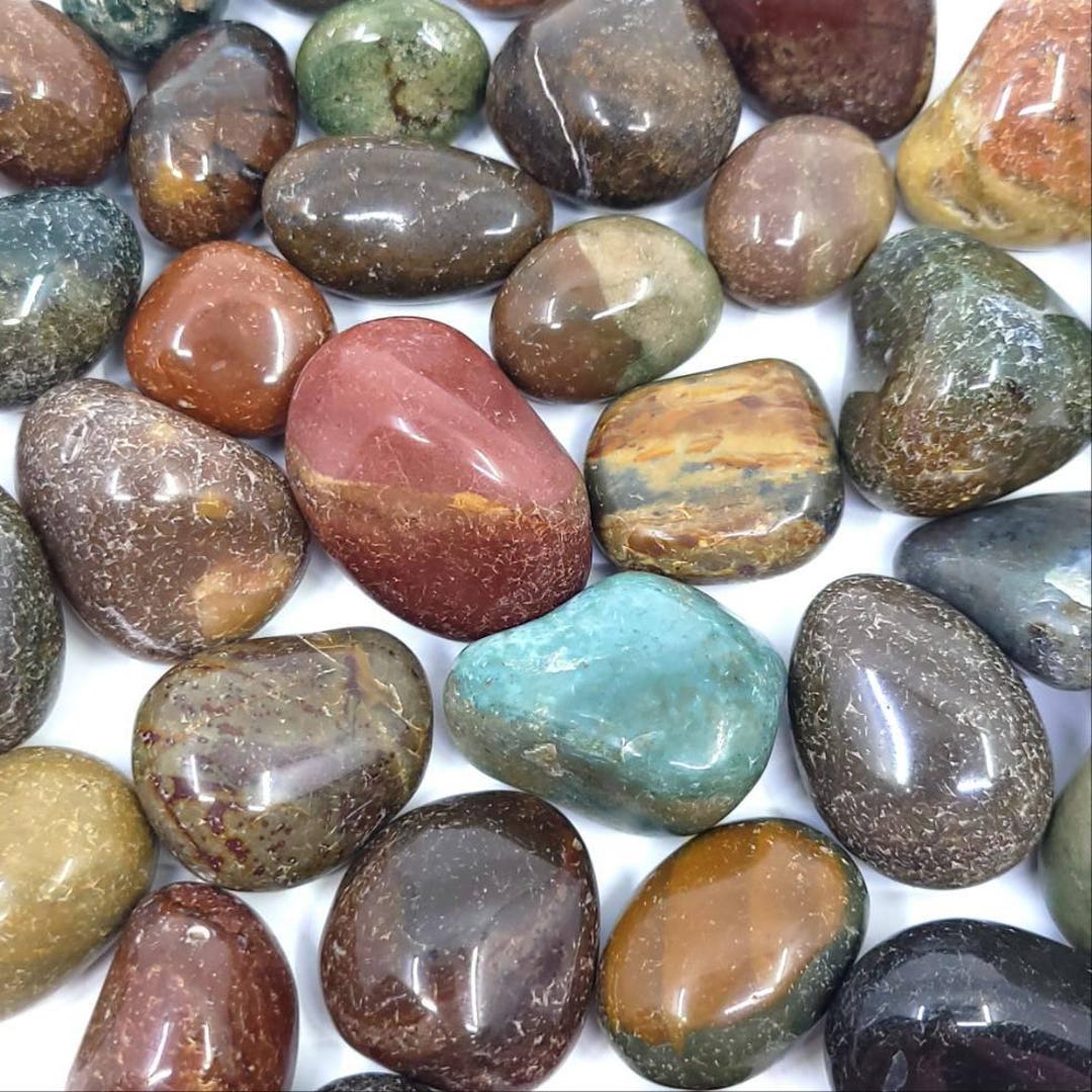 Fancy Jasper Tumbled Stone - Etsy