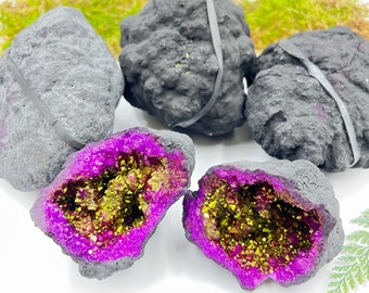 Dyed Geode - Etsy