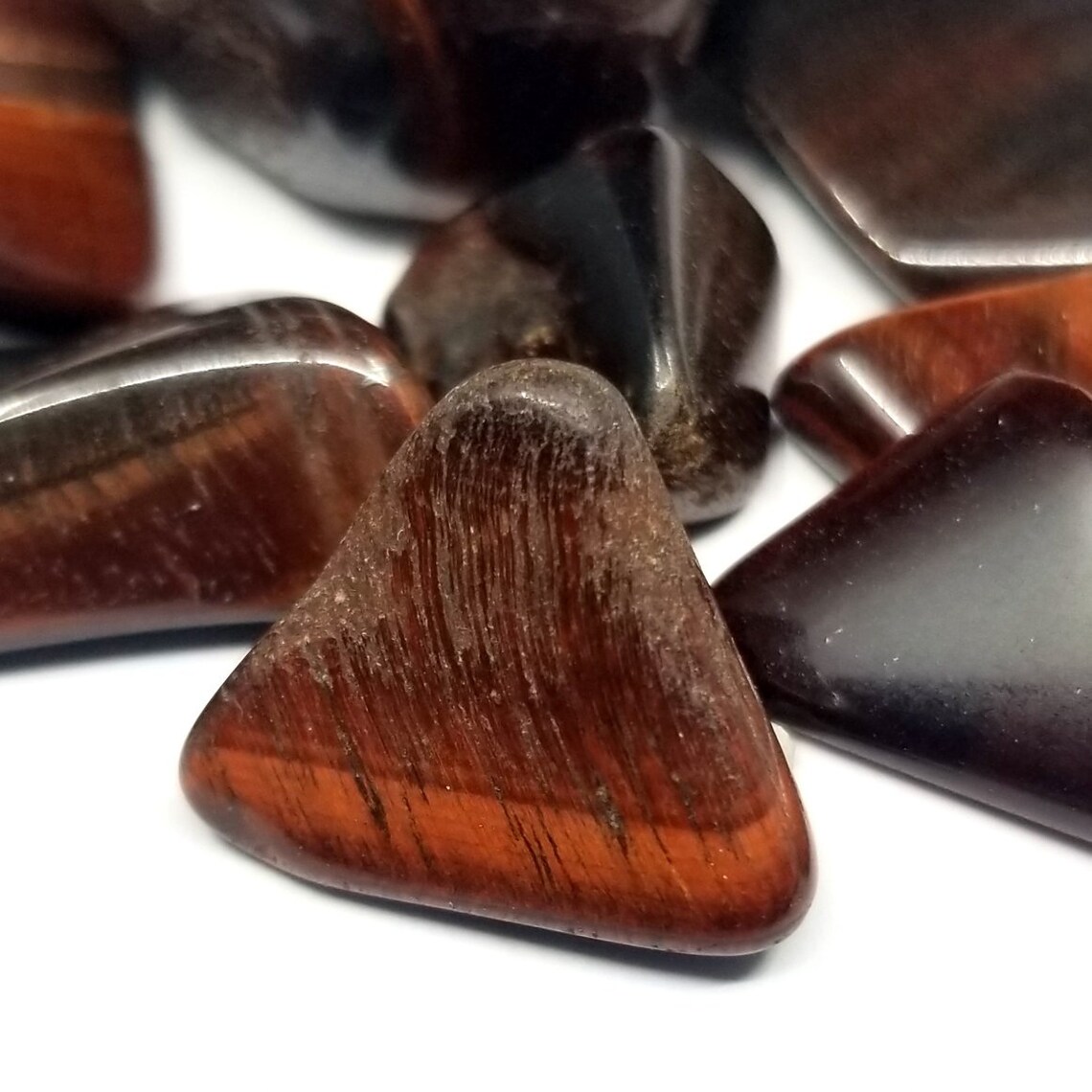 Tiger Iron red Tigers Eye Tumbled Stone - Etsy