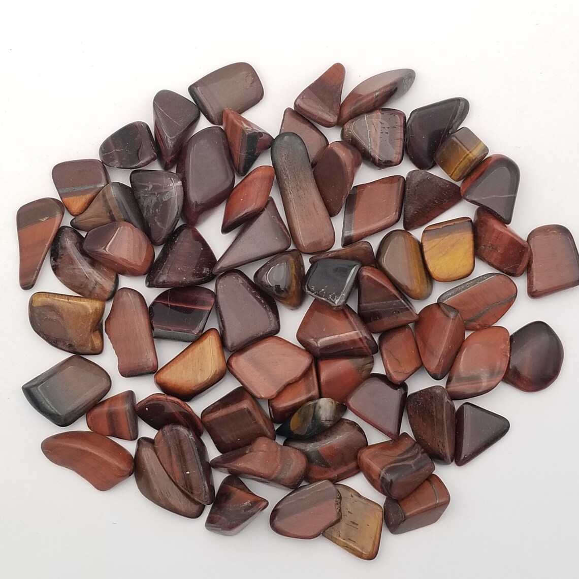 Tiger Iron red Tigers Eye Tumbled Stone - Etsy
