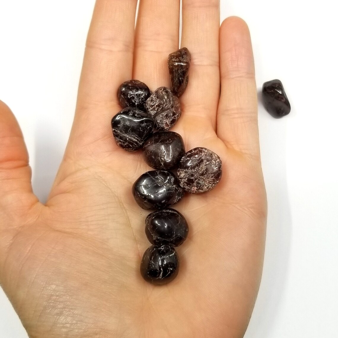 Garnet Tumbled Stone - Etsy