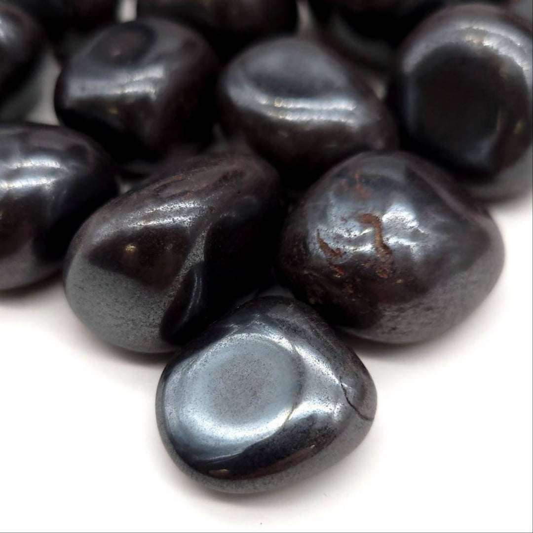 Hematite Tumbled Stone - Etsy
