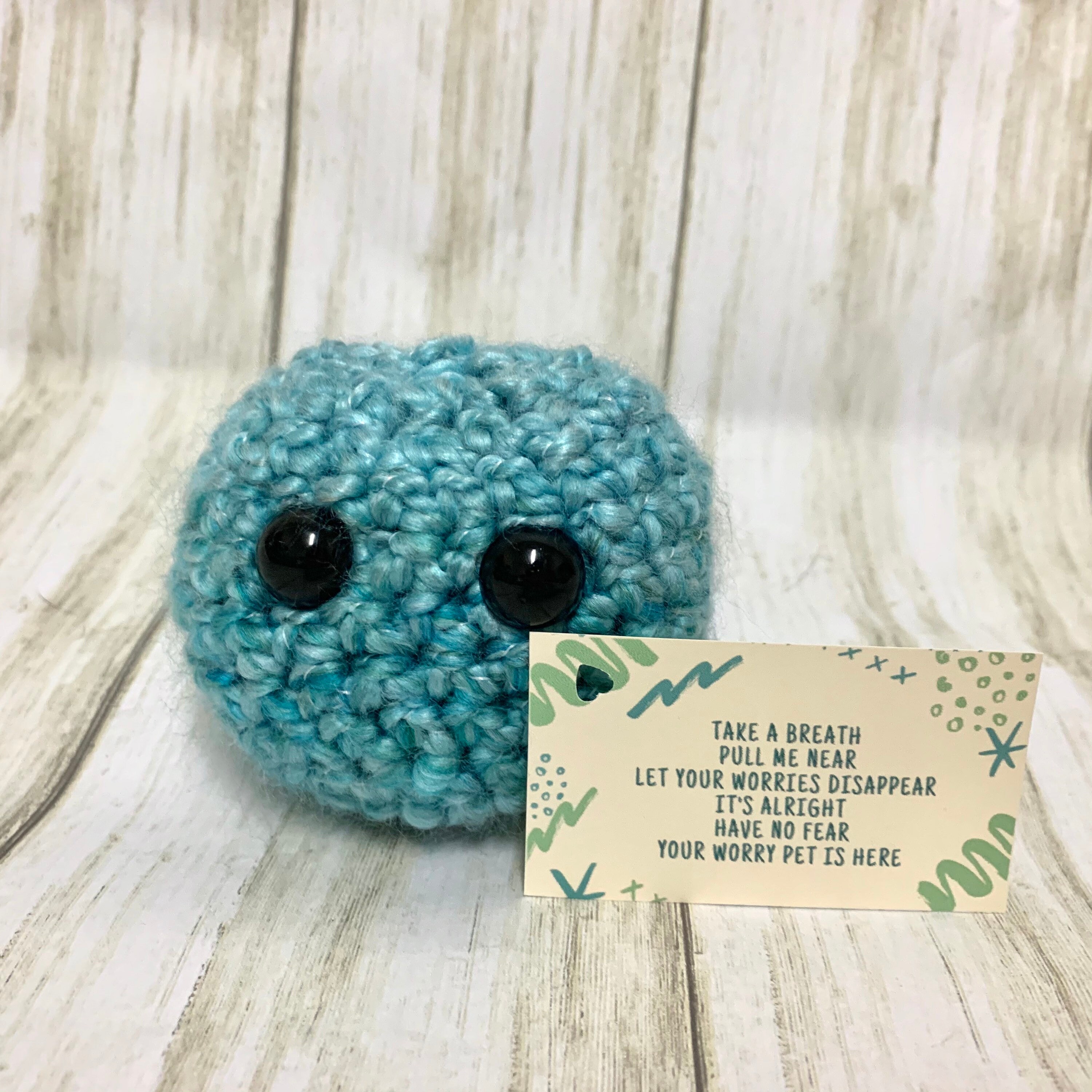 Worry Pet Crochet Stuffed Animal for Children With Anxiety | Etsy