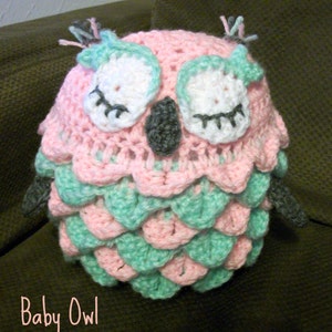 Owl Pillow Crochet Pattern, Owl Pillow, Owl Pillow Pattern, Owl Crochet ...