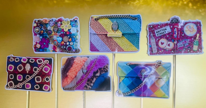 Designer Purse Cupcake TOPPERS - Etsy