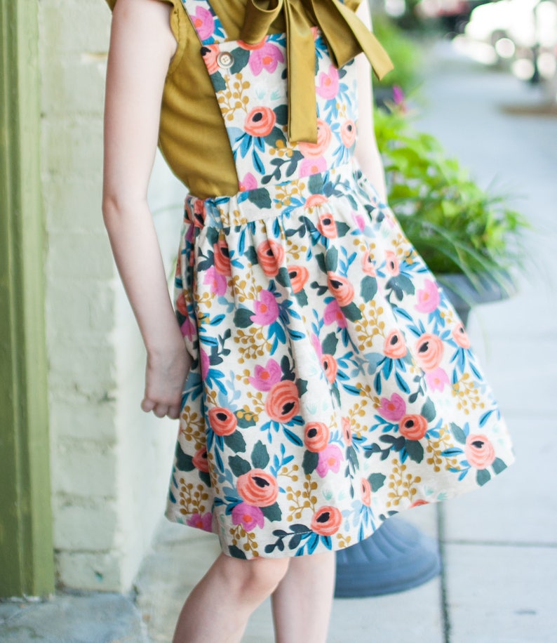 Girl Pinafore Girls Pinny Toddler Pinafore Fall Pinafore | Etsy