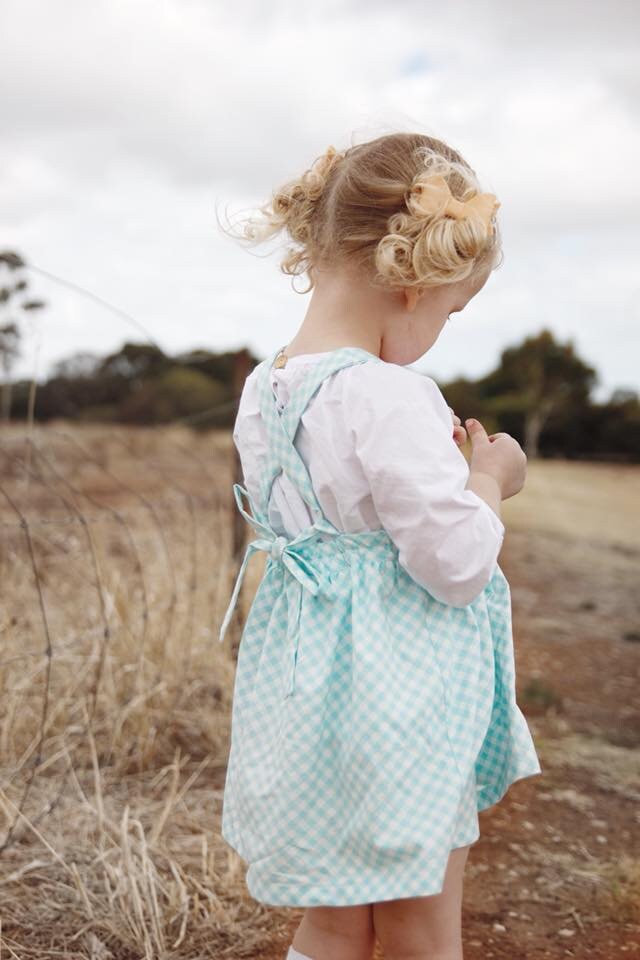 Ainsley Pinafore Girls Sewing Pattern Girl Pinafore - Etsy UK