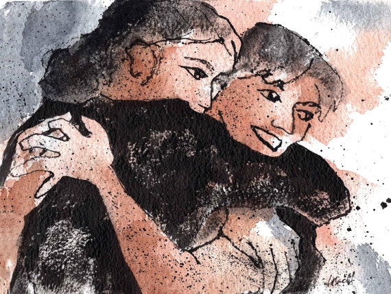 Two Women In Love Art