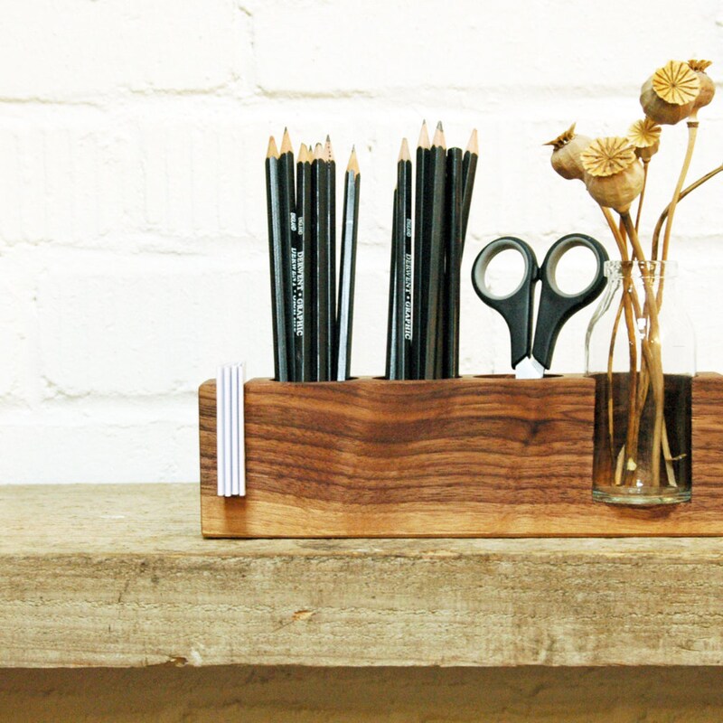 Rustic Pencil Holder - Etsy