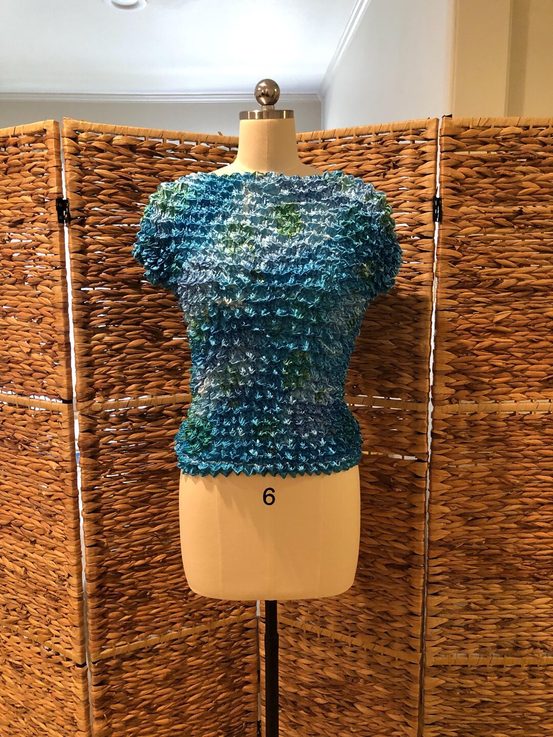 Popcorn Top, 90s Y2K Magic Popcorn Top, Blue Green Bubble Shirt, Mall ...