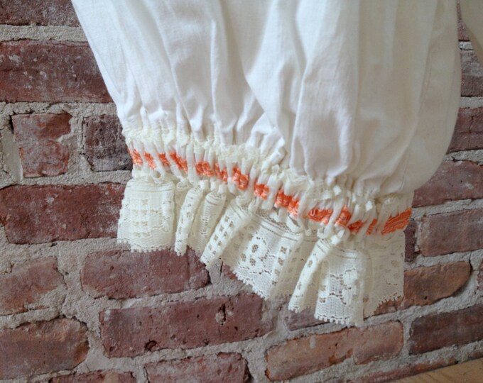 NYC Opera Orange Satin and Lace Trim Bloomers Size L - Etsy