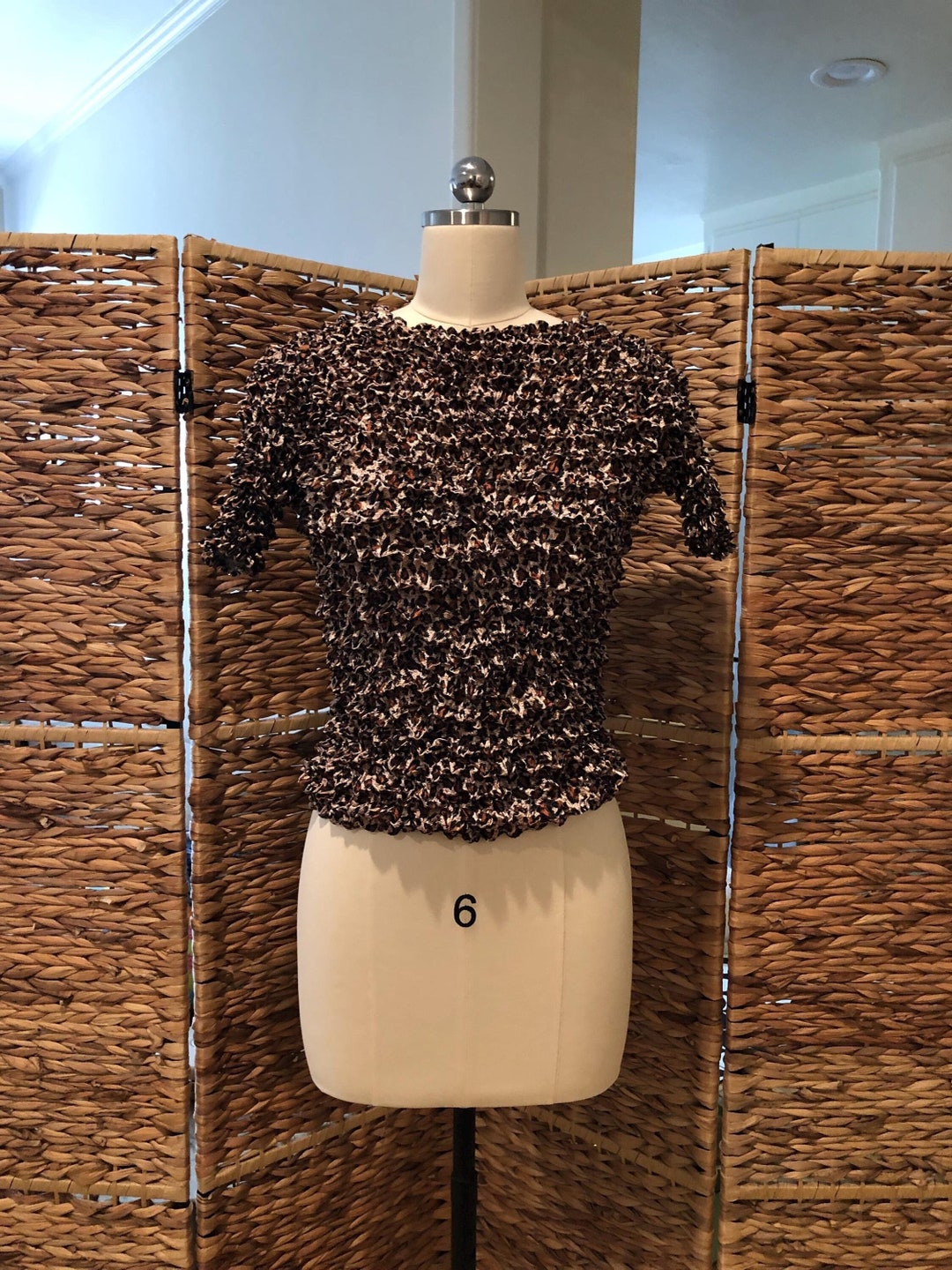 Popcorn Top, 90s Y2K Magic Popcorn Top, Animal Print Bubble Shirt, Mall ...