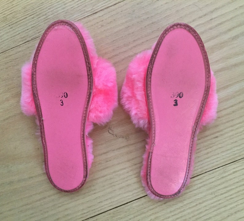 Vintage Glam Boudoir Fuzzy Slippers Pink Bedroom Slippers Etsy