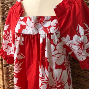 Vintage 70s Hibiscus Print Hawaii Caftan, Tamari Vintage Kaftan, Mumu ...