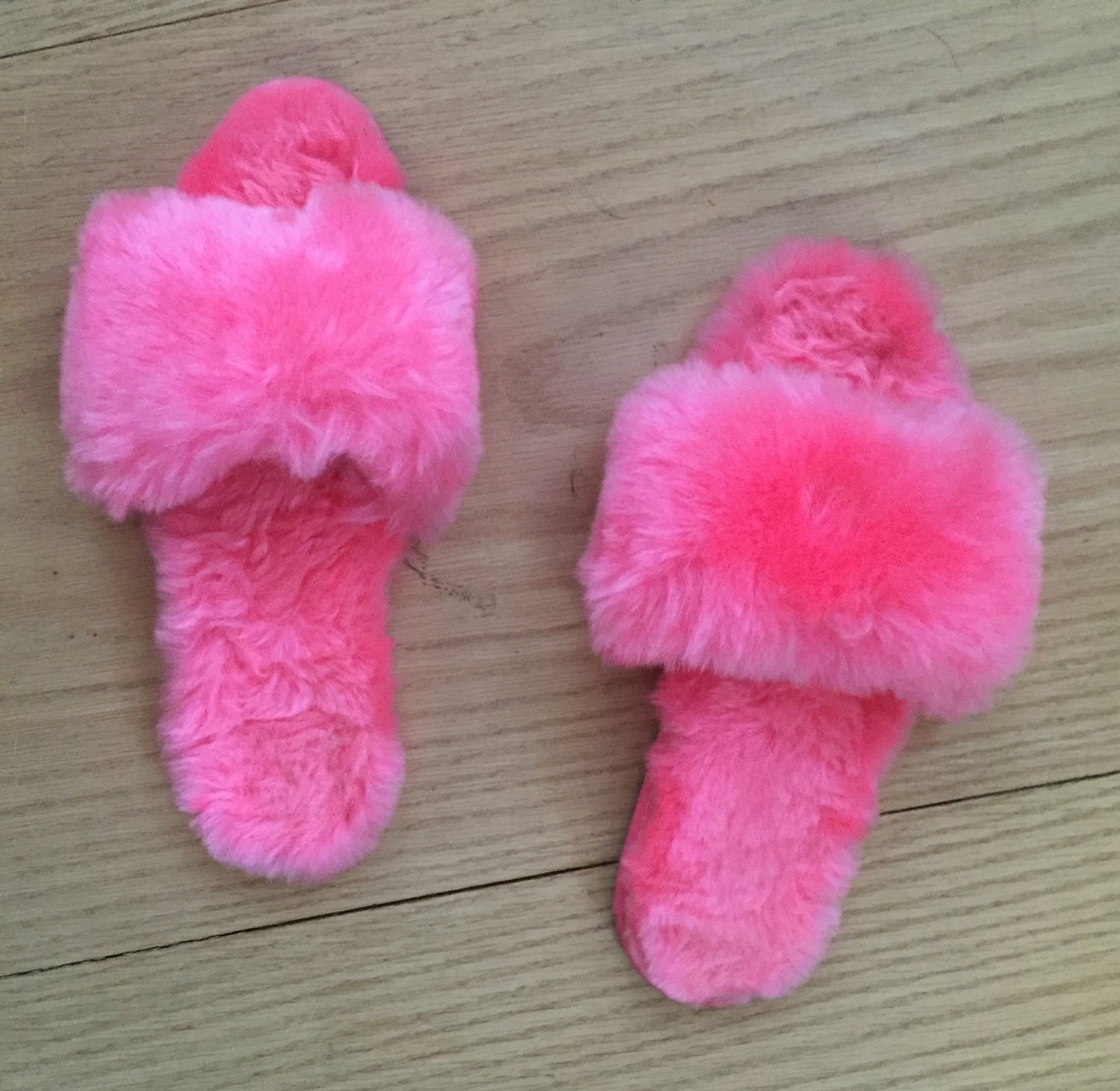 Vintage Glam Boudoir Fuzzy Slippers Pink Bedroom Slippers Etsy