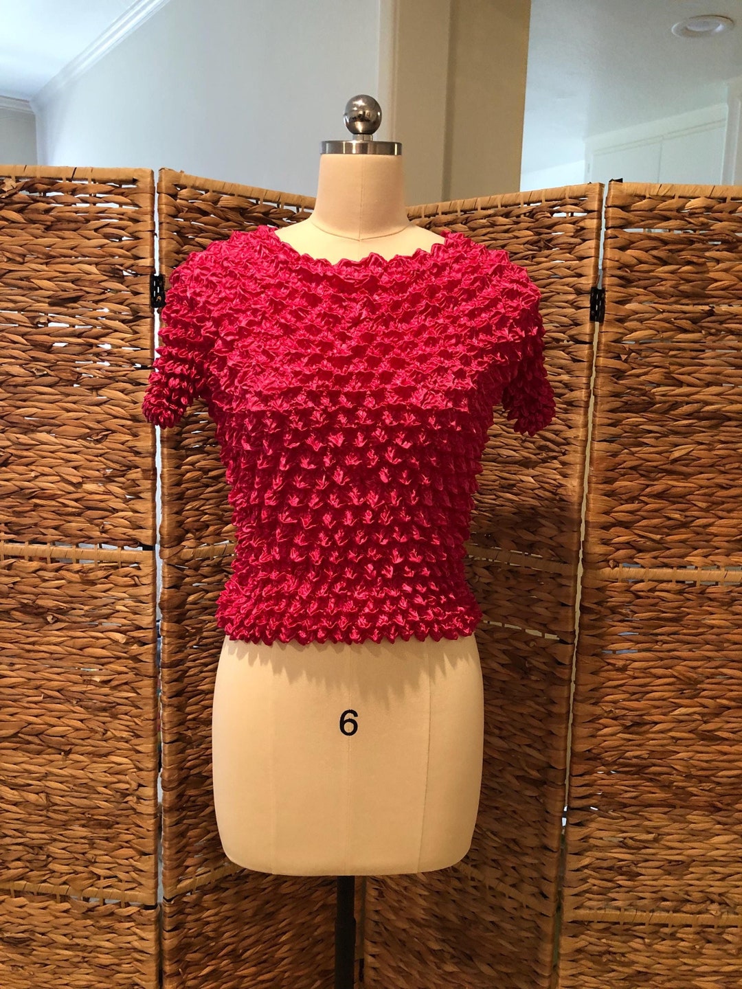 Popcorn Top, 90s Y2K Magic Popcorn Top, Pink Bubble Shirt, Mall Top ...