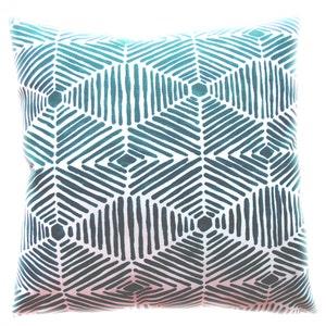 Pillow Cover Throw Accent Pillows Custom - Plantation Blue Teal Golden ...