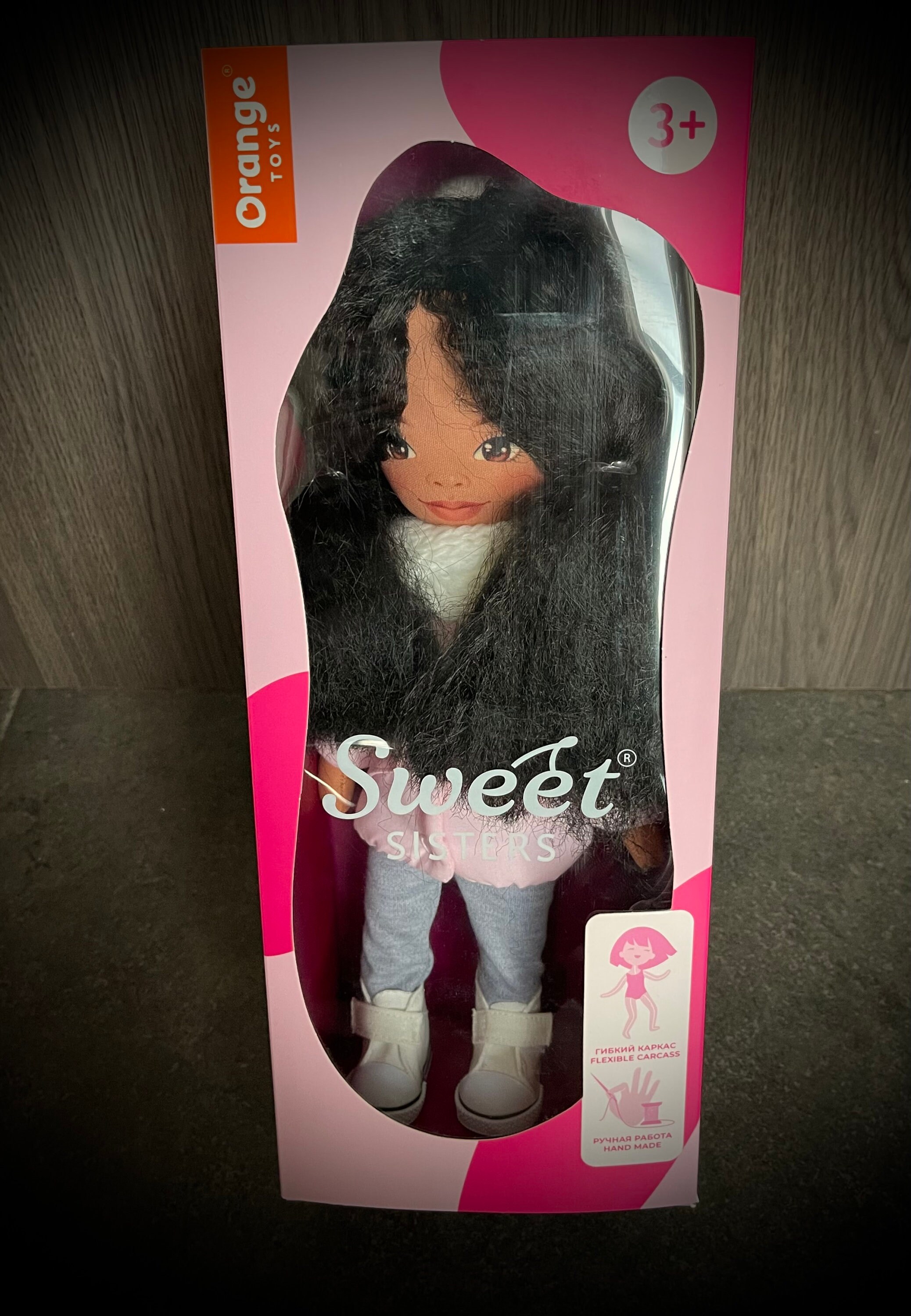 Tina Beautiful Doll With Clothes and Scarf Doll With Long Dark Hair ...