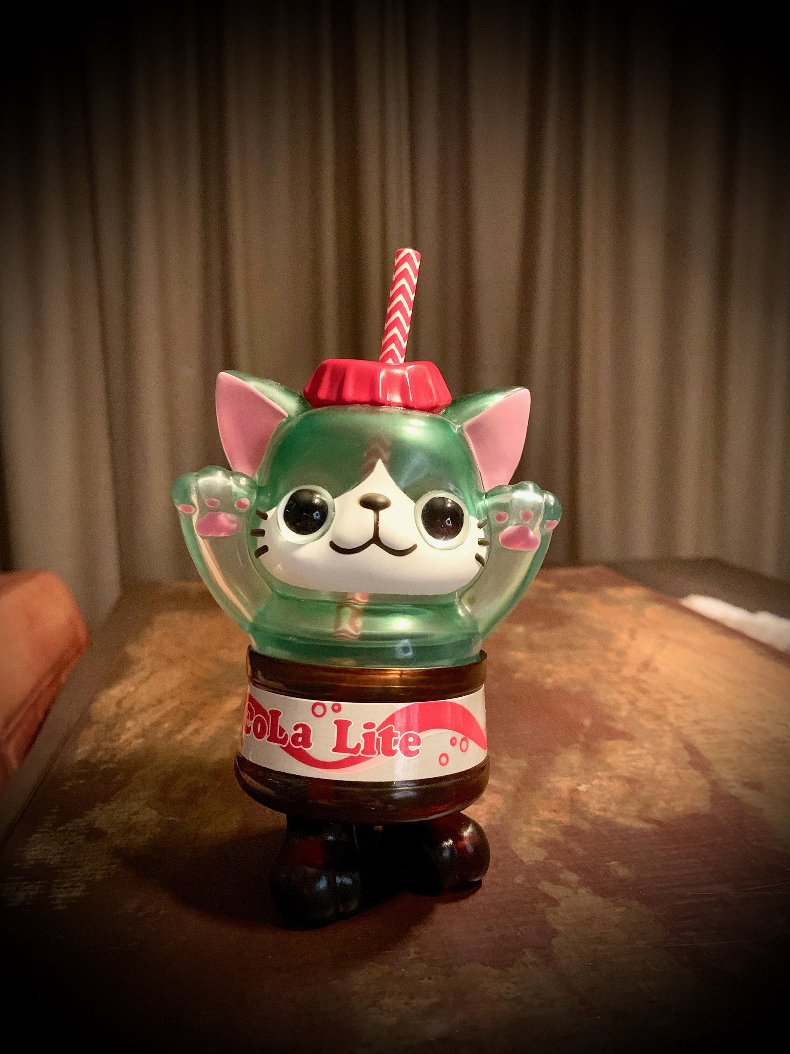 Cola Cat Green Light Cat Kitten Vinyl With Original Package - Etsy