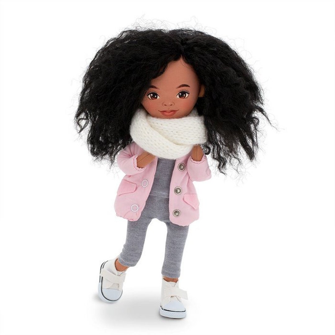 Tina Beautiful Doll With Clothes and Scarf Doll With Long Dark Hair ...