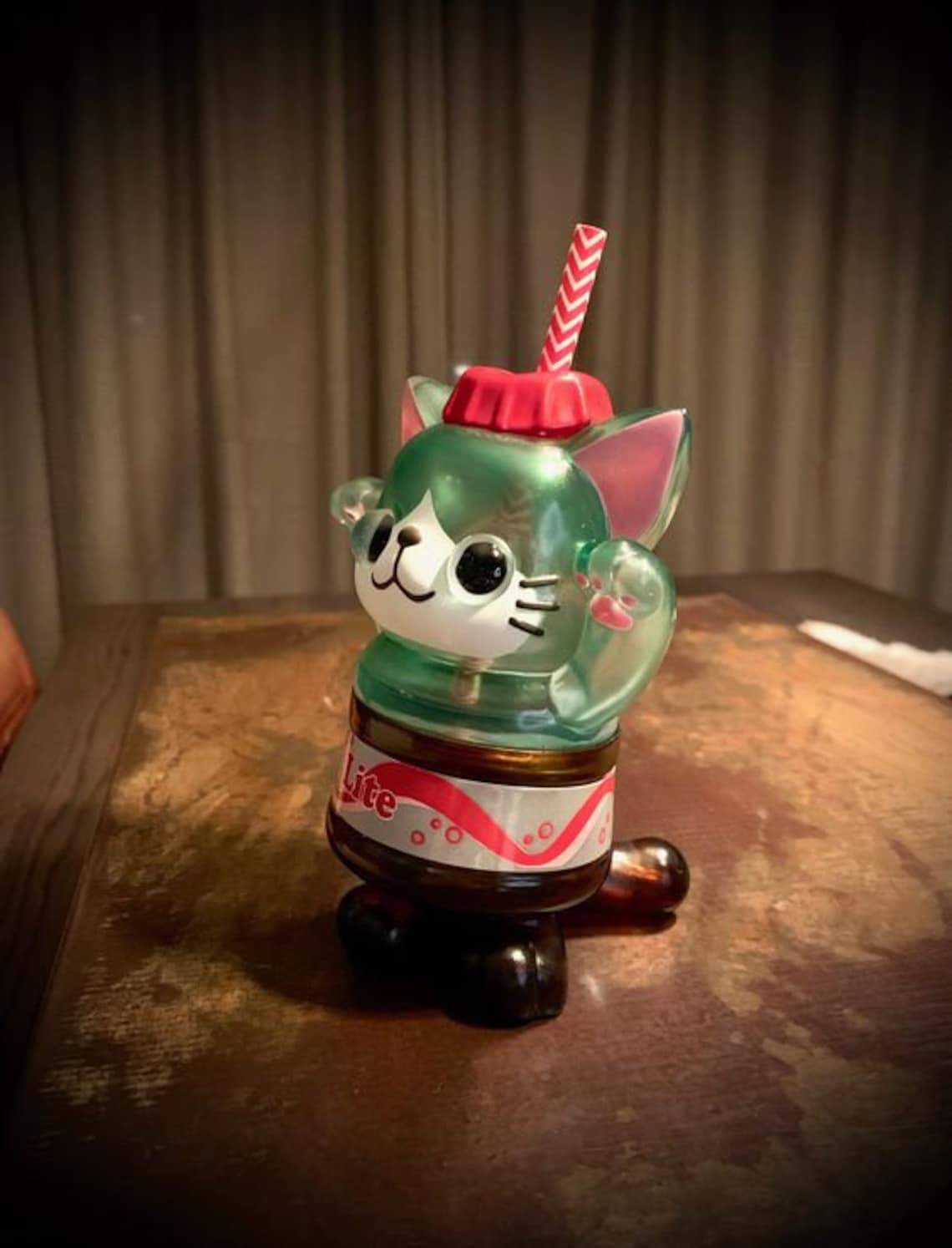 Cola Cat Green Light Cat Kitten Vinyl With Original Package - Etsy