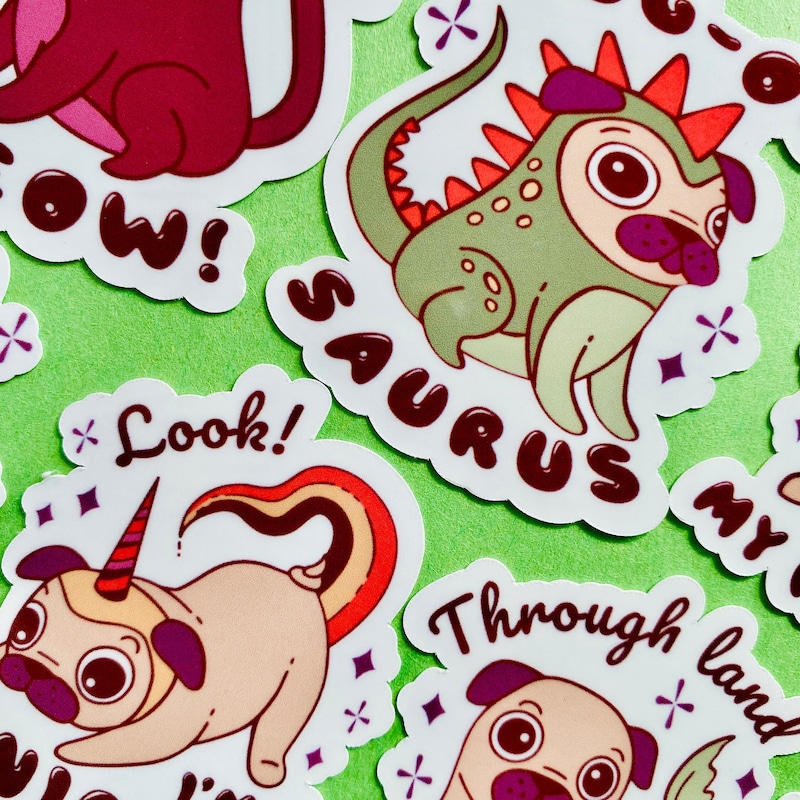 Pug Sticker - Etsy
