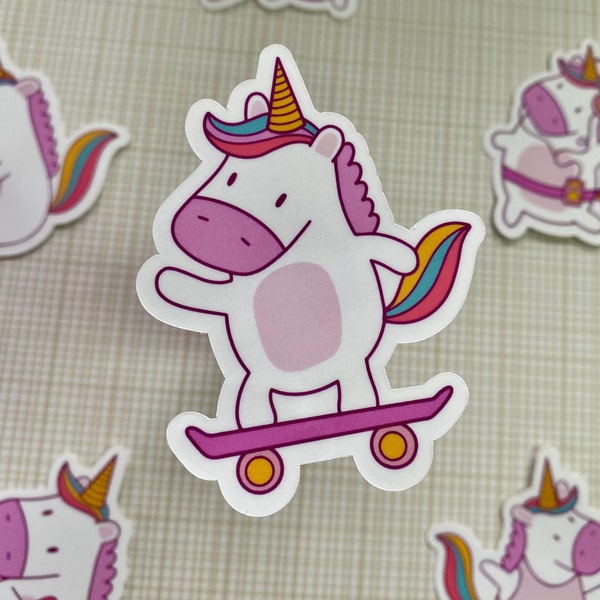 Unicorn Sticker - Etsy