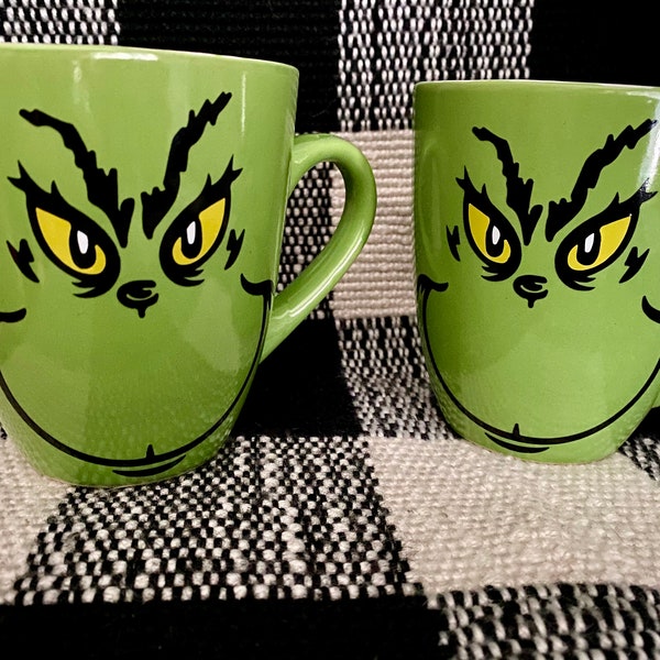 Grinch Mug - Etsy