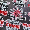 Pack of 20 Waterproof Vinyl True Crime Stickers, Crime Junkie True ...