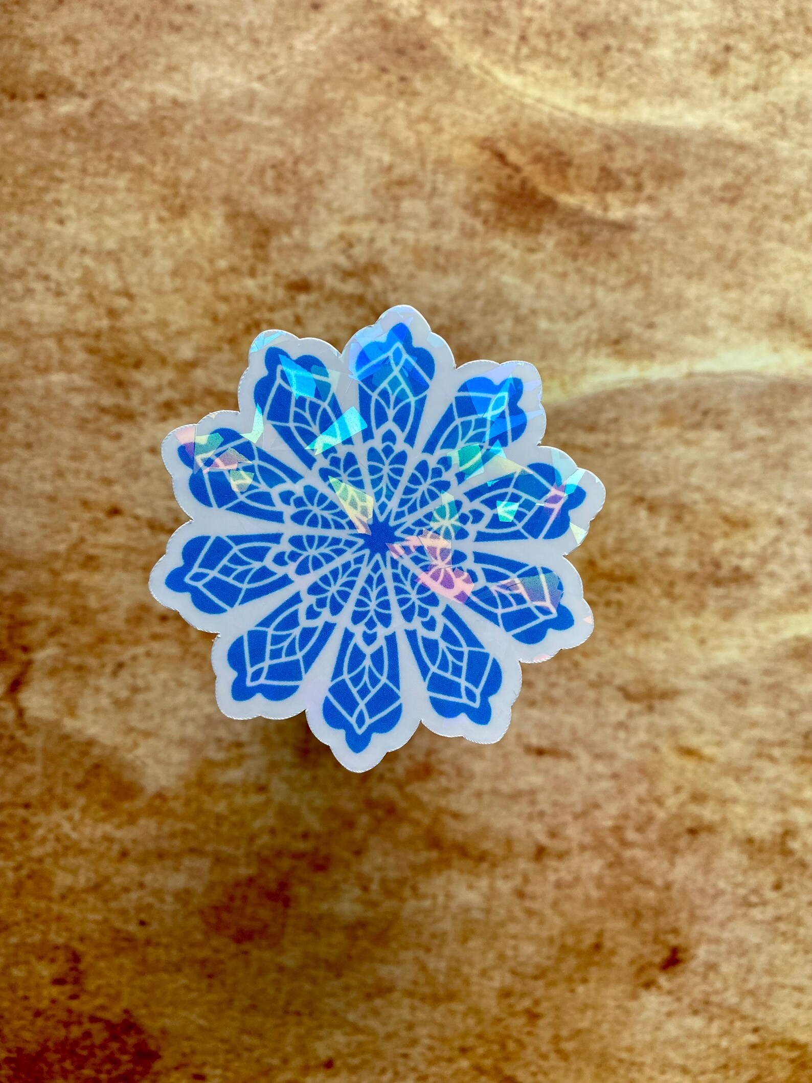 Pack of 5 Waterproof Vinyl Snowflake Stickers Winter Sticker - Etsy