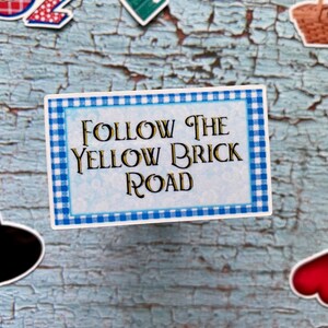 Pack of 25 Waterproof Vinyl Wizard of Oz Stickers, Vintage Dorothy ...