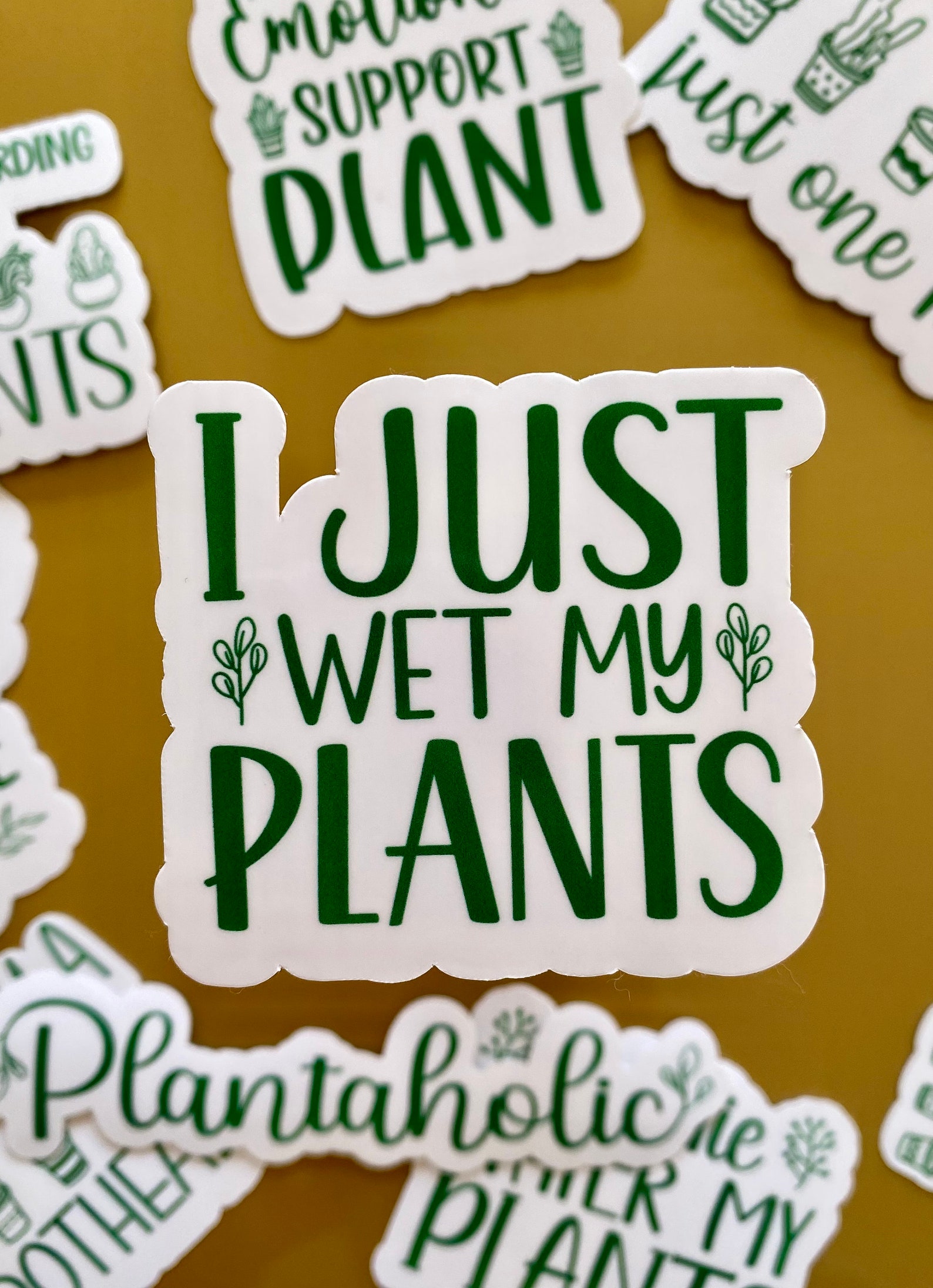Pack of 16 Waterproof Vinyl Plant Lover Stickers Funny Cute - Etsy