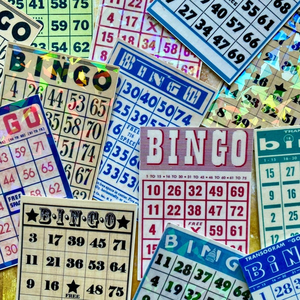 Bingo. Supplies - Etsy