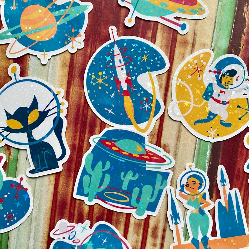 Space Stickers - Etsy