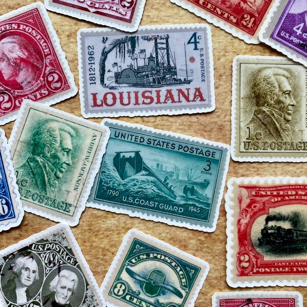 Stamp Stickers - Etsy