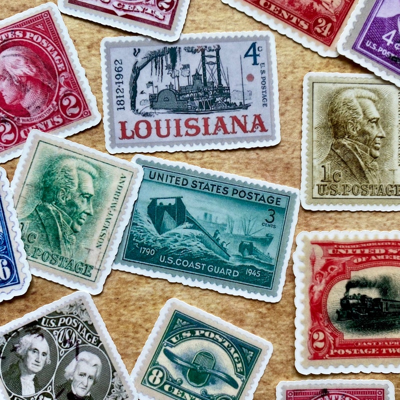 Stamp Stickers - Etsy