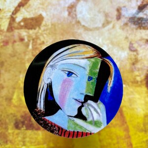 Pack of 12 Waterproof Vinyl Picasso Stickers, Art History Abstract ...