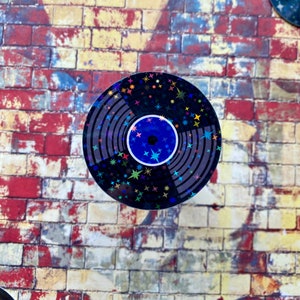 Pack of 20 Waterproof Vinyl Retro Record Stickers, Vintage Groovy Vinyl ...