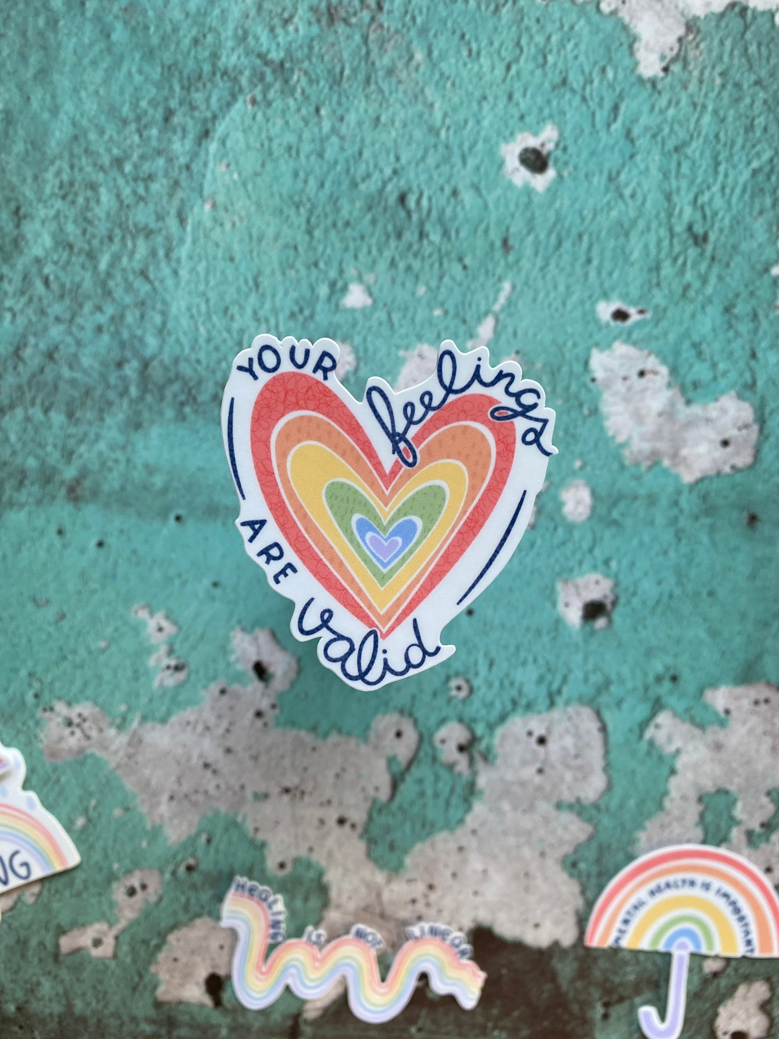 Pack of 10 Waterproof Vinyl Positivity Stickers Mental Health - Etsy