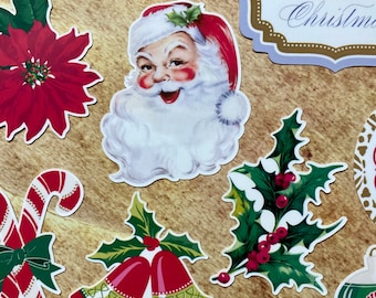 Gingerbread Man Stickers Vinyl Christmas Stickers Santa - Etsy