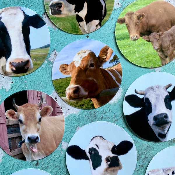 Cow Scrapbook Stickers - Etsy