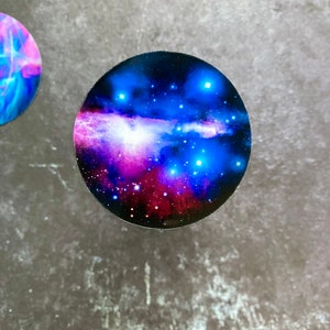Pack of 12 Waterproof Vinyl Cosmo Stickers, Astronomy Galaxy Space ...