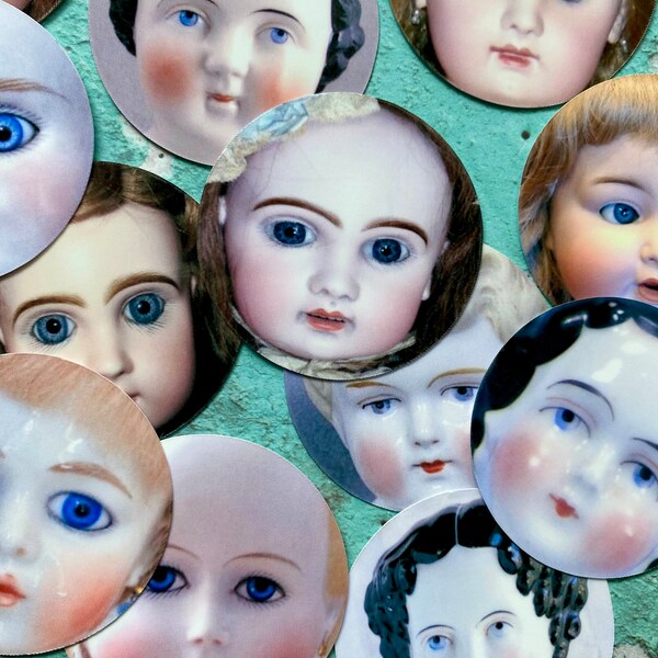 Vintage Doll Face - Etsy