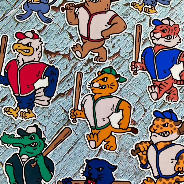 Baseball Stickers - Etsy