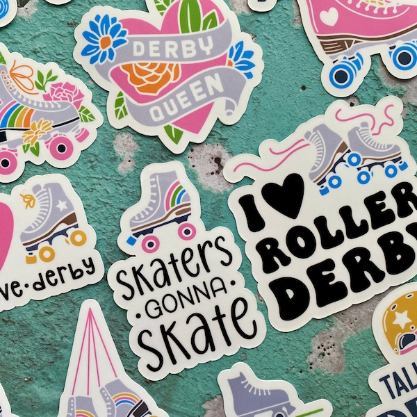 Roller Derby Sticker - Etsy