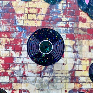 Pack of 20 Waterproof Vinyl Retro Record Stickers, Vintage Groovy Vinyl ...