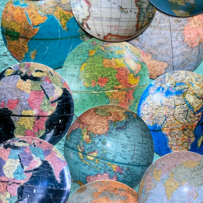 Vintage World Globe - Etsy