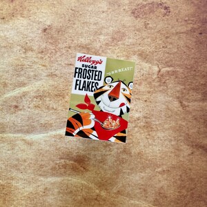 Pack of 9 Waterproof Vinyl Vintage Cereal Box Stickers, Retro Stickers ...