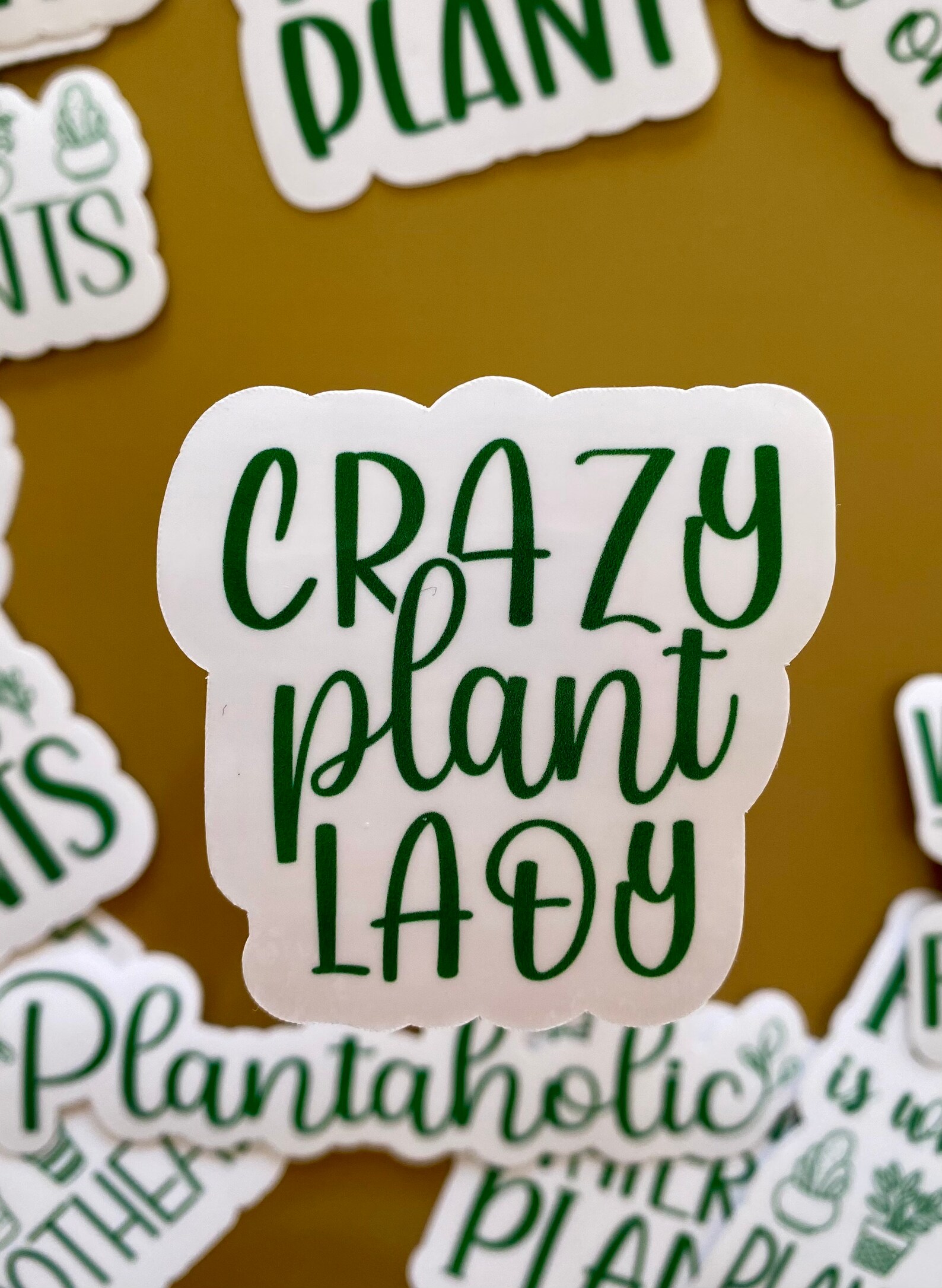 Pack of 16 Waterproof Vinyl Plant Lover Stickers Funny Cute - Etsy